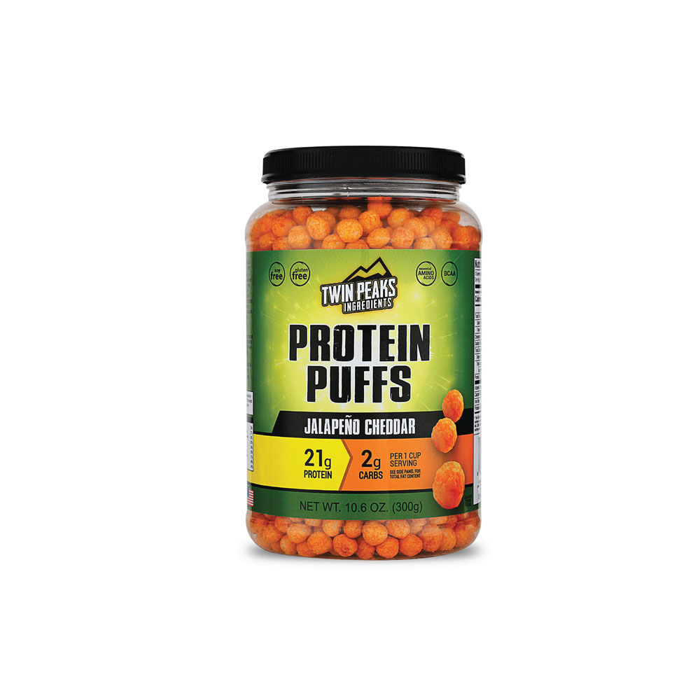 Twin Peaks Low Carb, Keto Friendly Protein Puffs, Jalapeno Cheddar ...